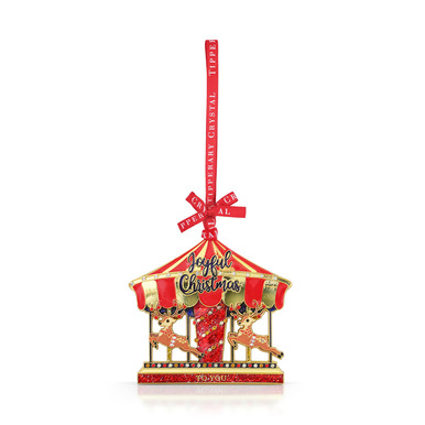 Sparkle Reindeer Carousel Decoration – Tipperary Crystal