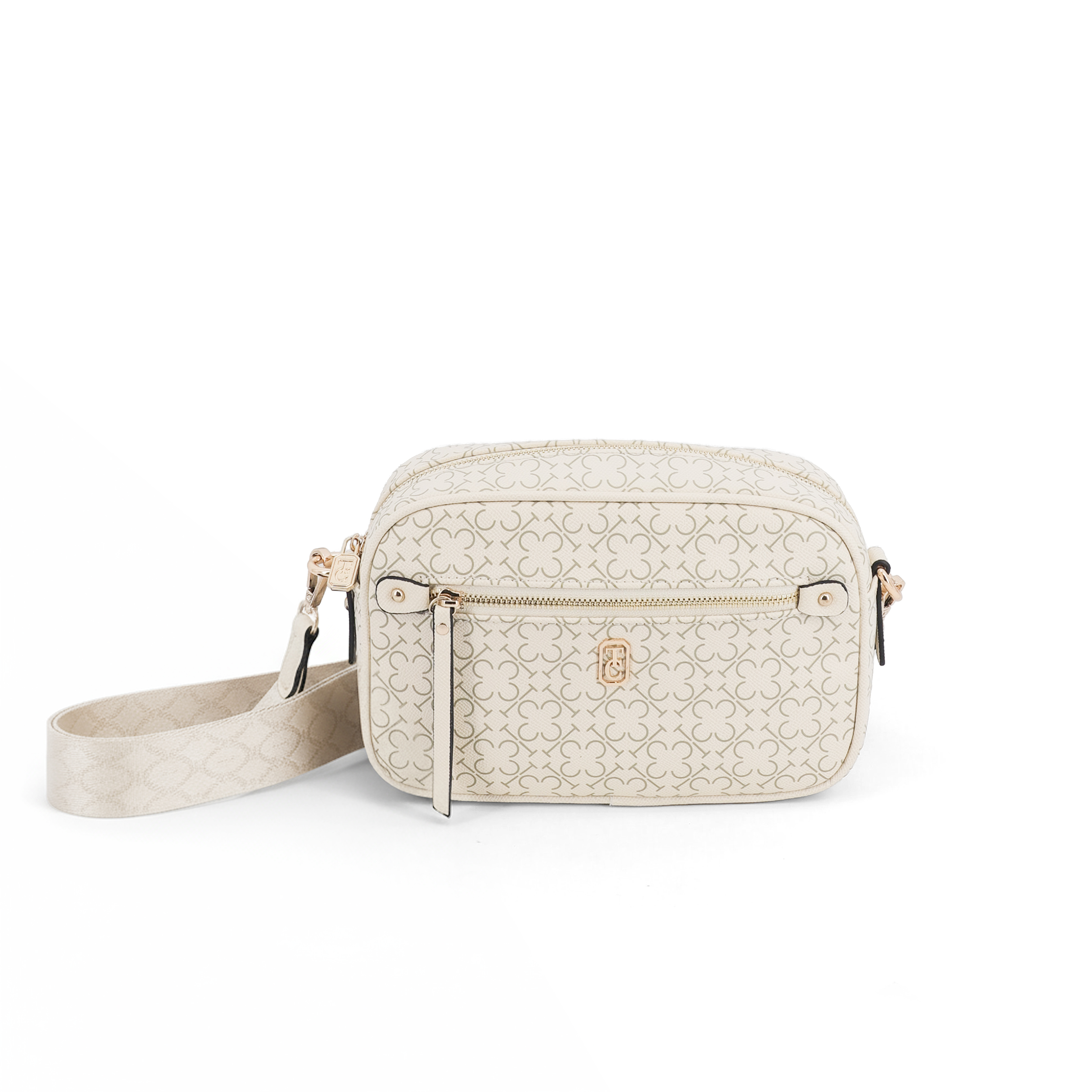 TC Monogram Cross Body Bag Ivory – NEW 2026 – Tipperary Crystal